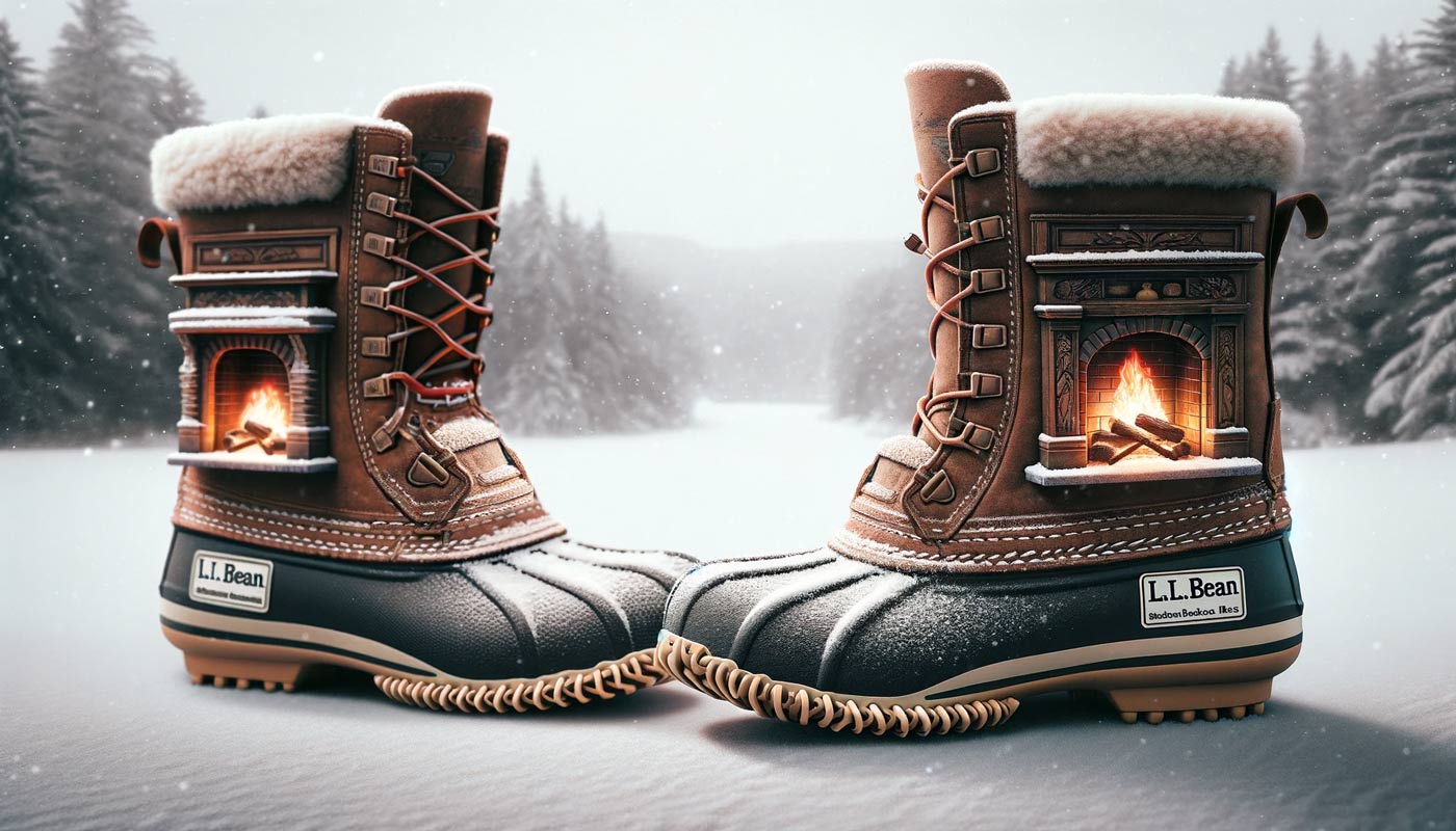 L.L. Bean's Self-Heating Snow Boots: Now With Built-In Fireplace